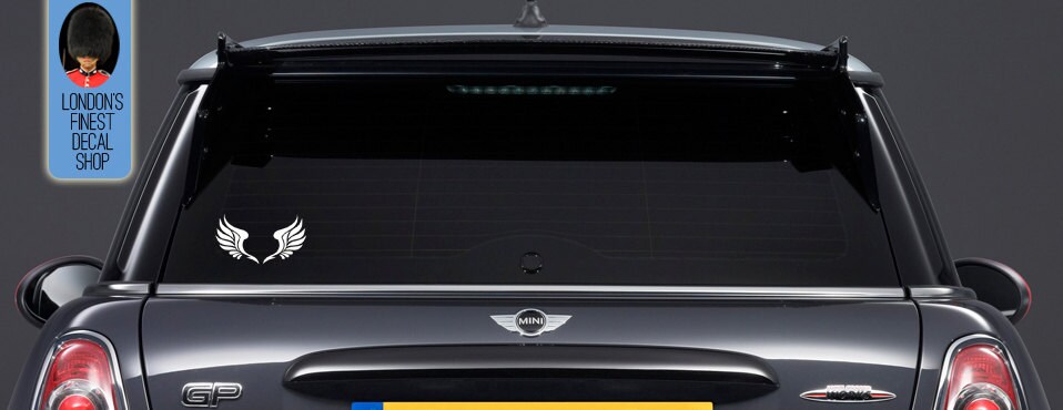 Angel Wings Car Vinyl Decal | Etsy