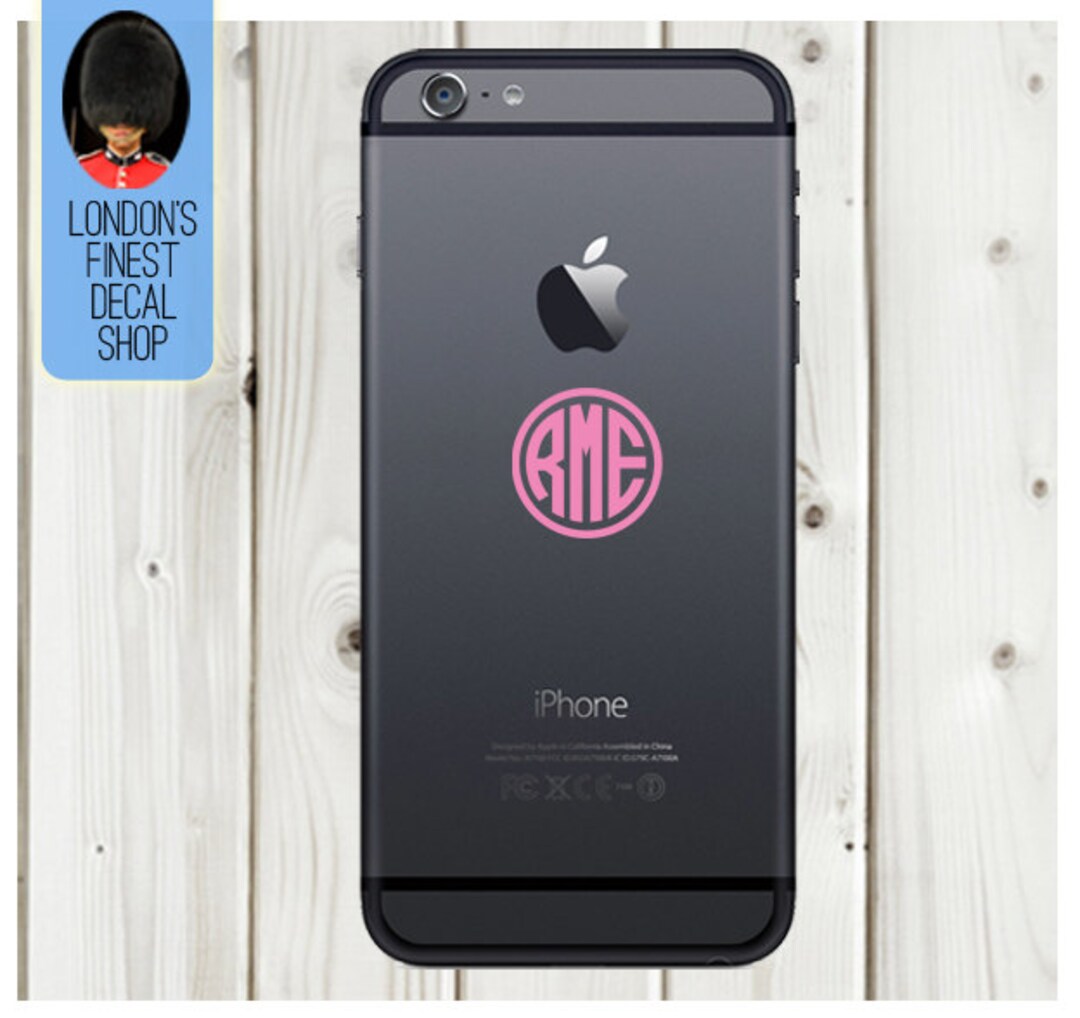 Small Monogram Vinyl Decal - Etsy