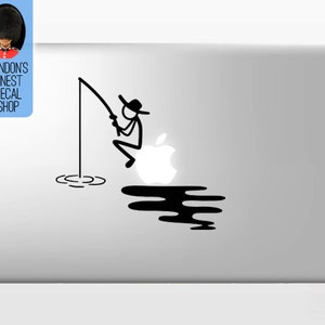 Stickman Fishing - MacBook Vinyl Decal Sticker / Laptop Decal / iPad ...