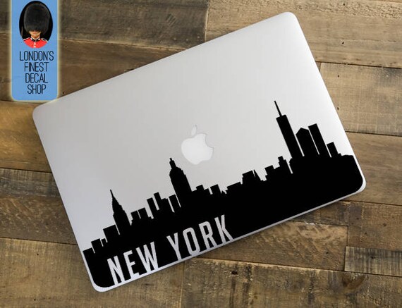 New York City Skyline Macbook / Laptop Decal | Etsy