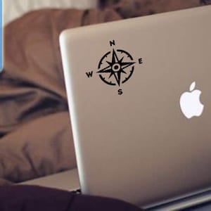 Compass MacBook / Laptop Vinyl Decal - Etsy UK