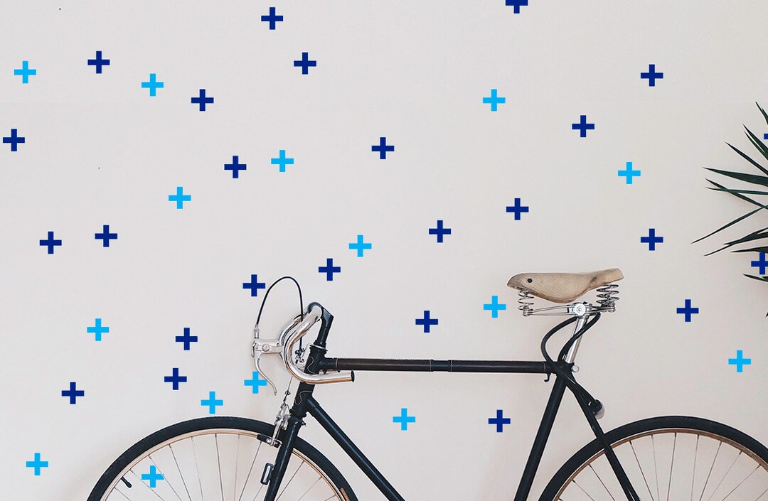 Cross - Modern Wall Pattern Vinyl Decal / Sticker Set for Home, Kids ...