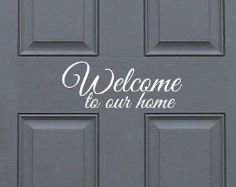 Welcome Home Sticker - Etsy