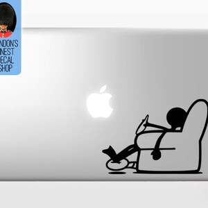 Stickman on Couch - MacBook Vinyl Decal Sticker / Laptop Decal / iPad ...