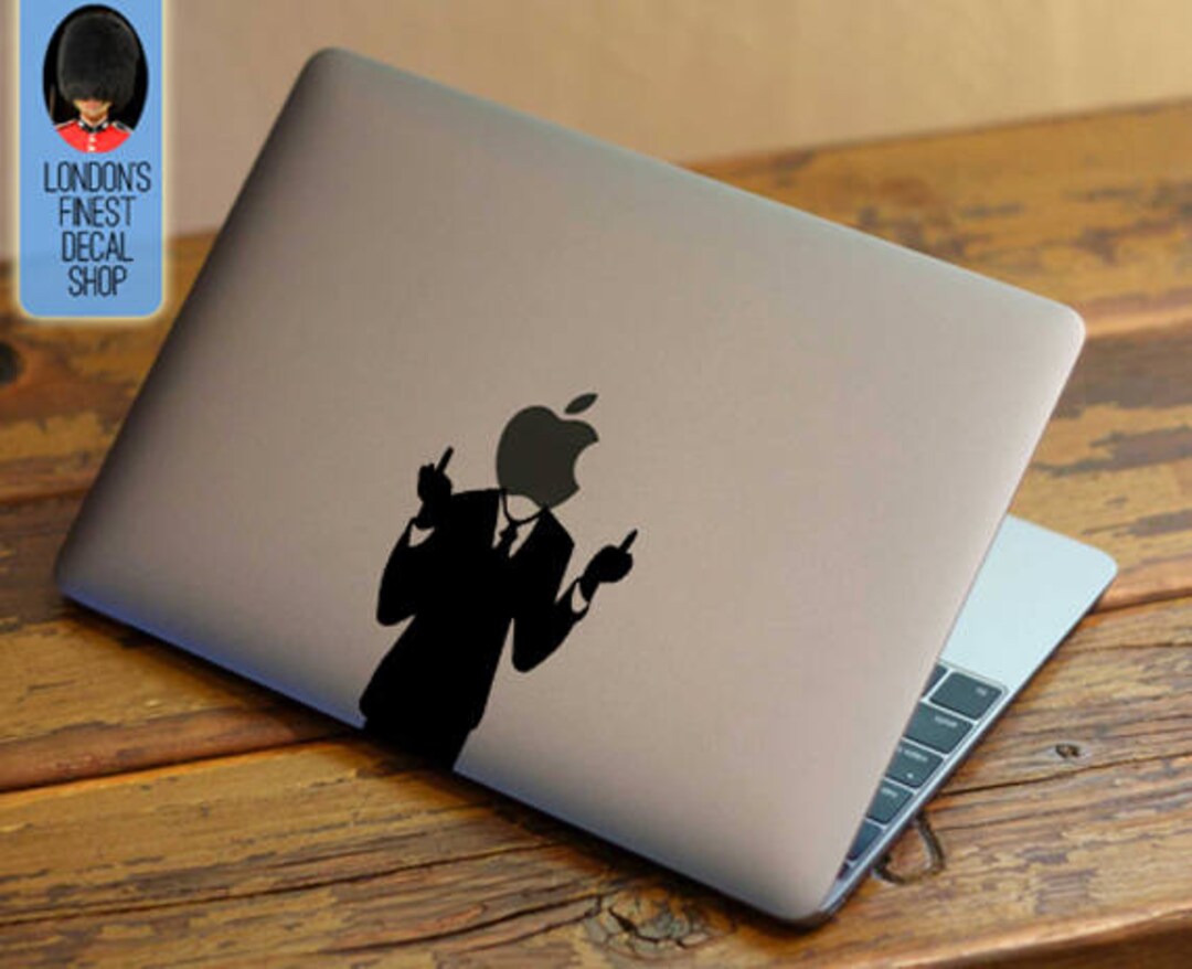 Anonymous Middle Finger MacBook Vinyl Decal - Etsy