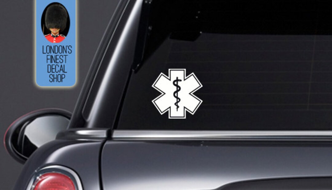 Star of Life - Car Vinyl Decal - Etsy