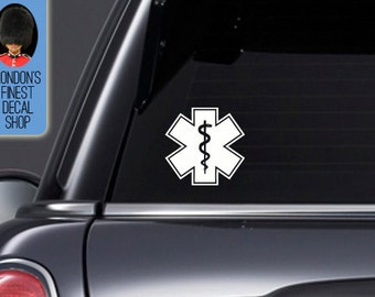 Star of Life Symbol for Car Window Truck Laptop Vinyl Decal Sticker - Etsy