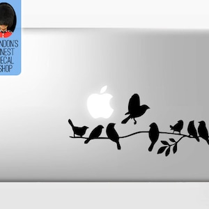 Birds - MacBook Vinyl Decal Sticker / Laptop Decal / iPad Sticker - Etsy