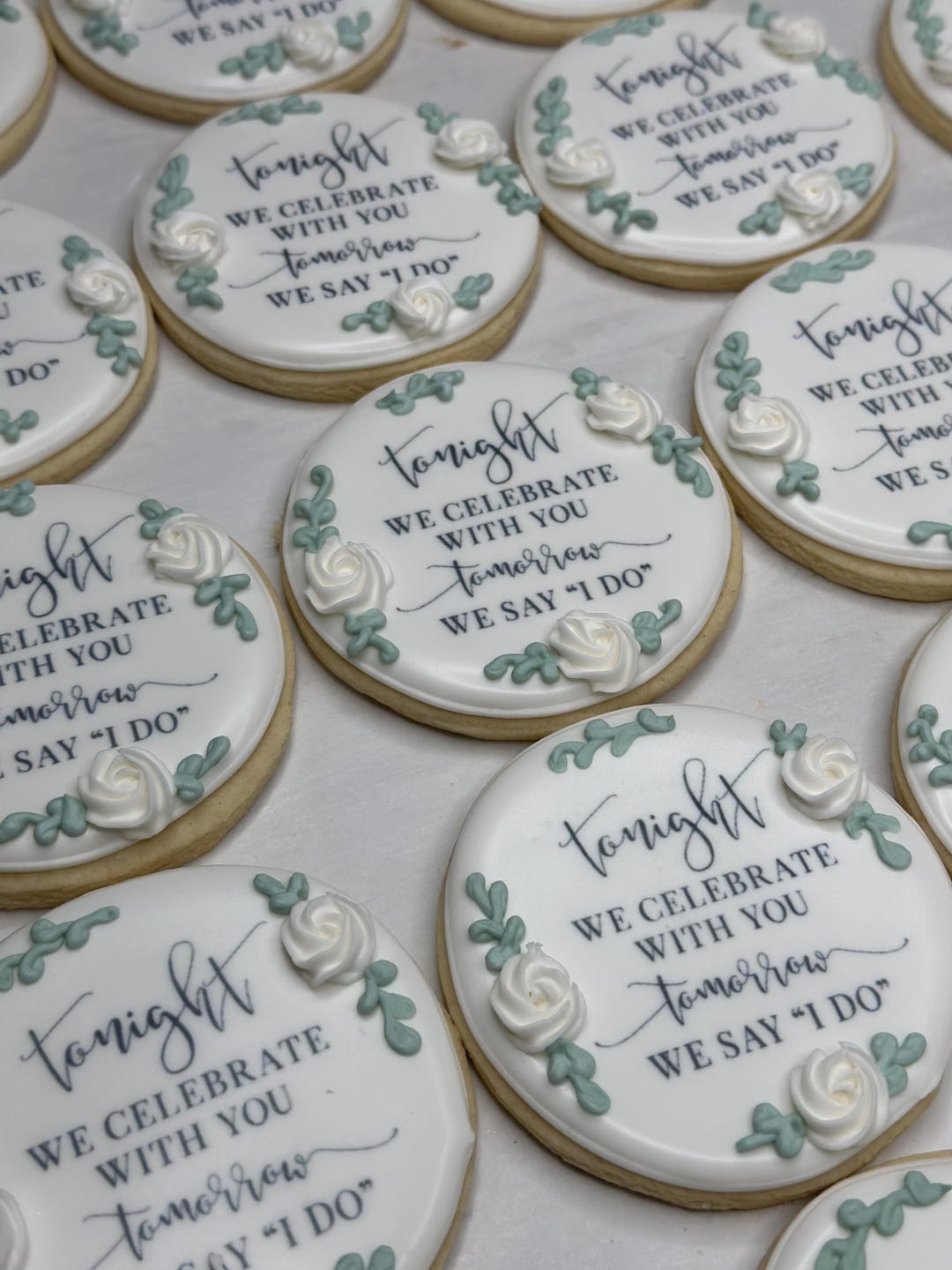Rehearsal Dinner Wedding Cookies - Etsy