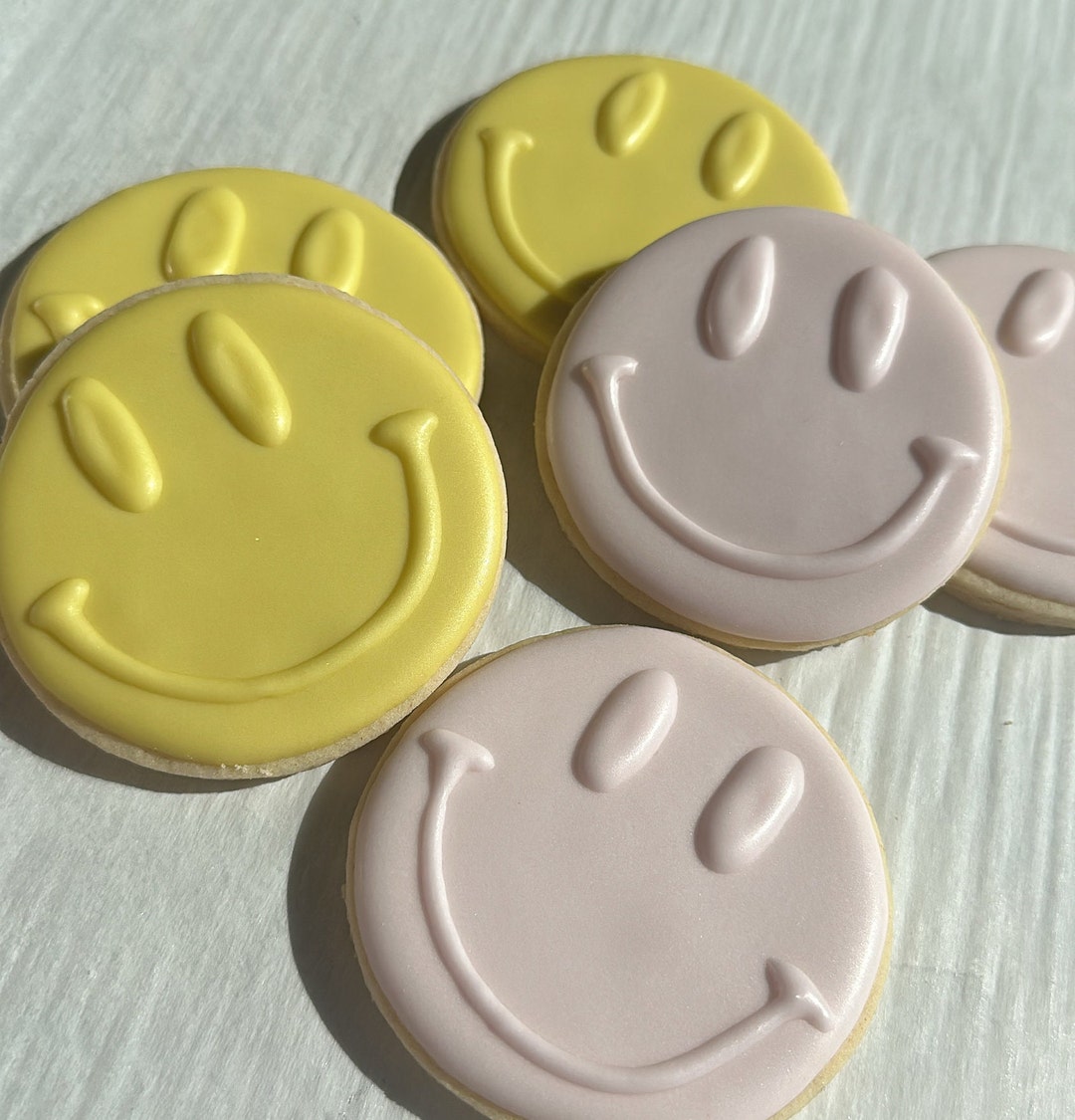 Smiley Face Cookies - Etsy
