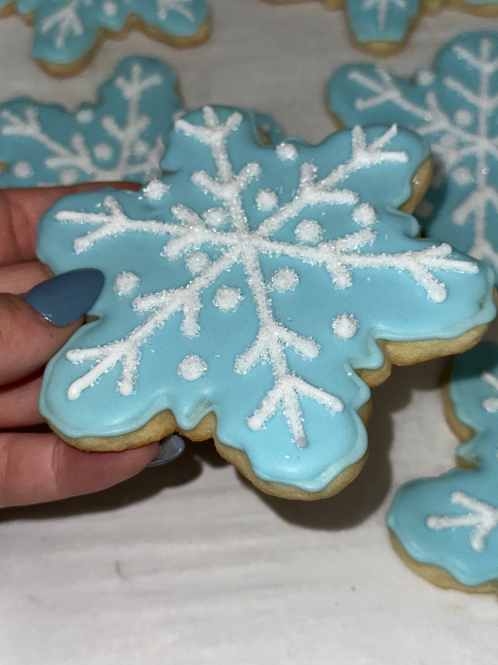 Winter Snowflake Frozen Cookies - Etsy