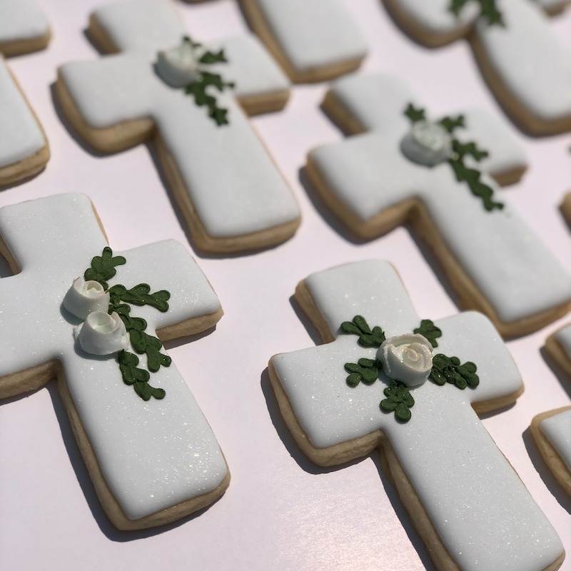 Cross Sugar Cookies - Etsy
