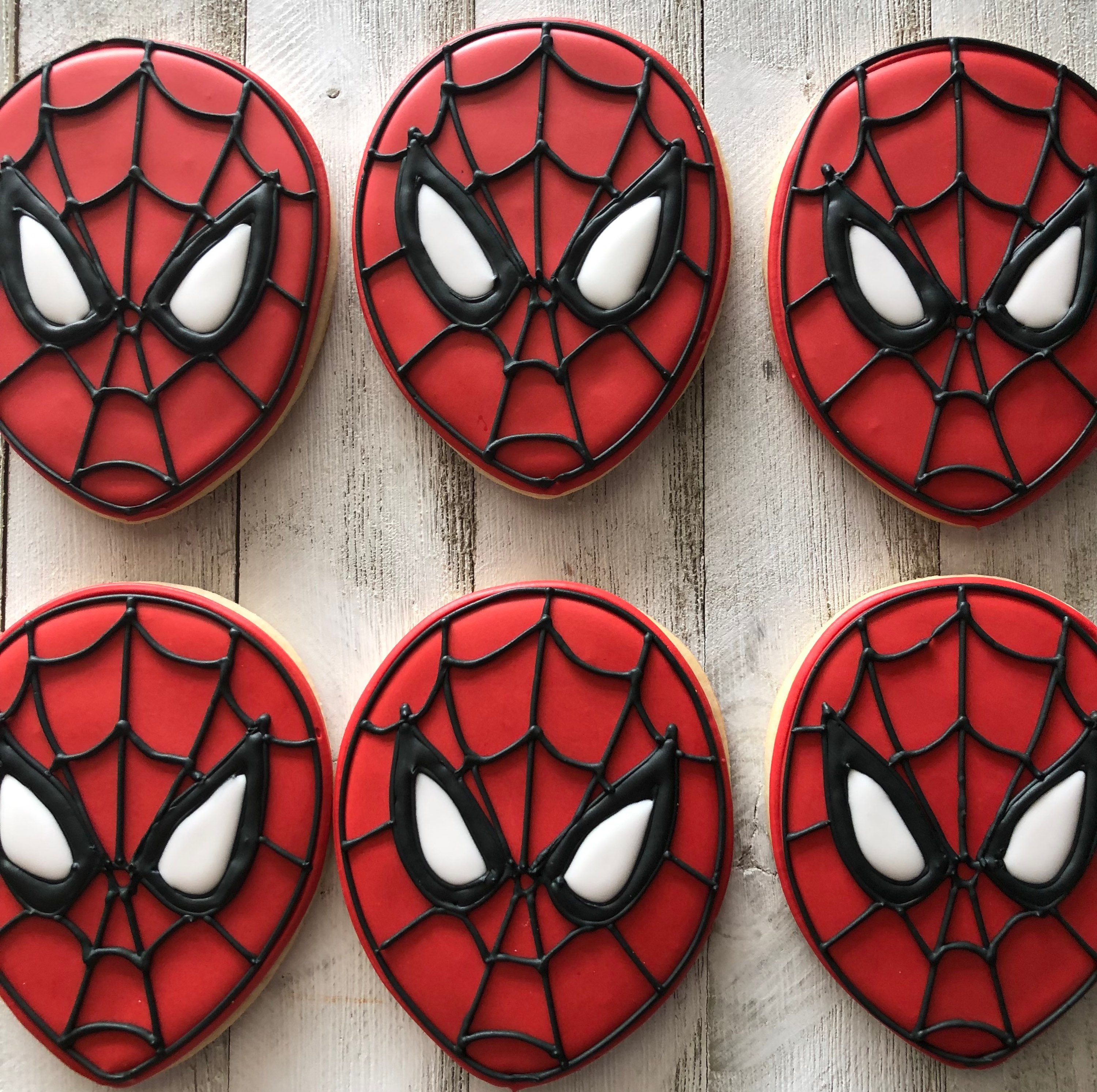 Spider-man Cookies | Etsy