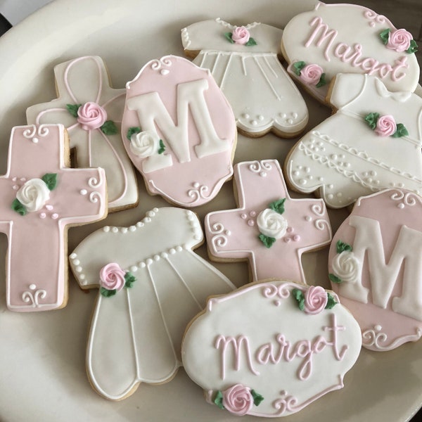 Baptism Cookies - Etsy