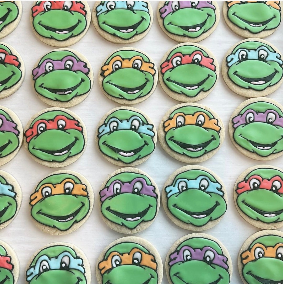 Ninja Turtles Cookies - Etsy