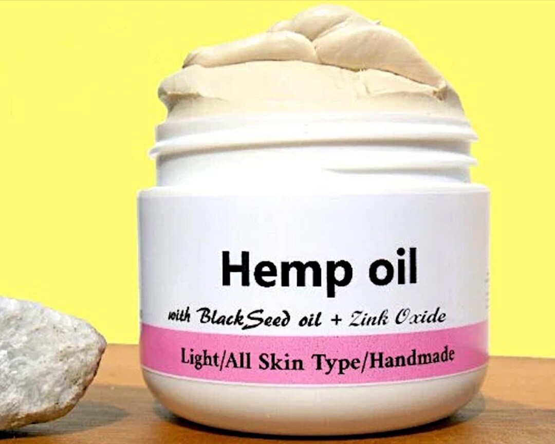 Handmade Hemp Oil Face Moisturizer: Zinc Oxide, Blackseed Oil - Etsy