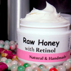 SPF Raw Honey + Retinol Face Cream & Moisturizer With Zink Oxide Day ...