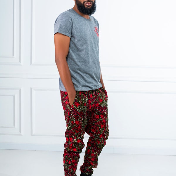 African Jogger Pants - Etsy