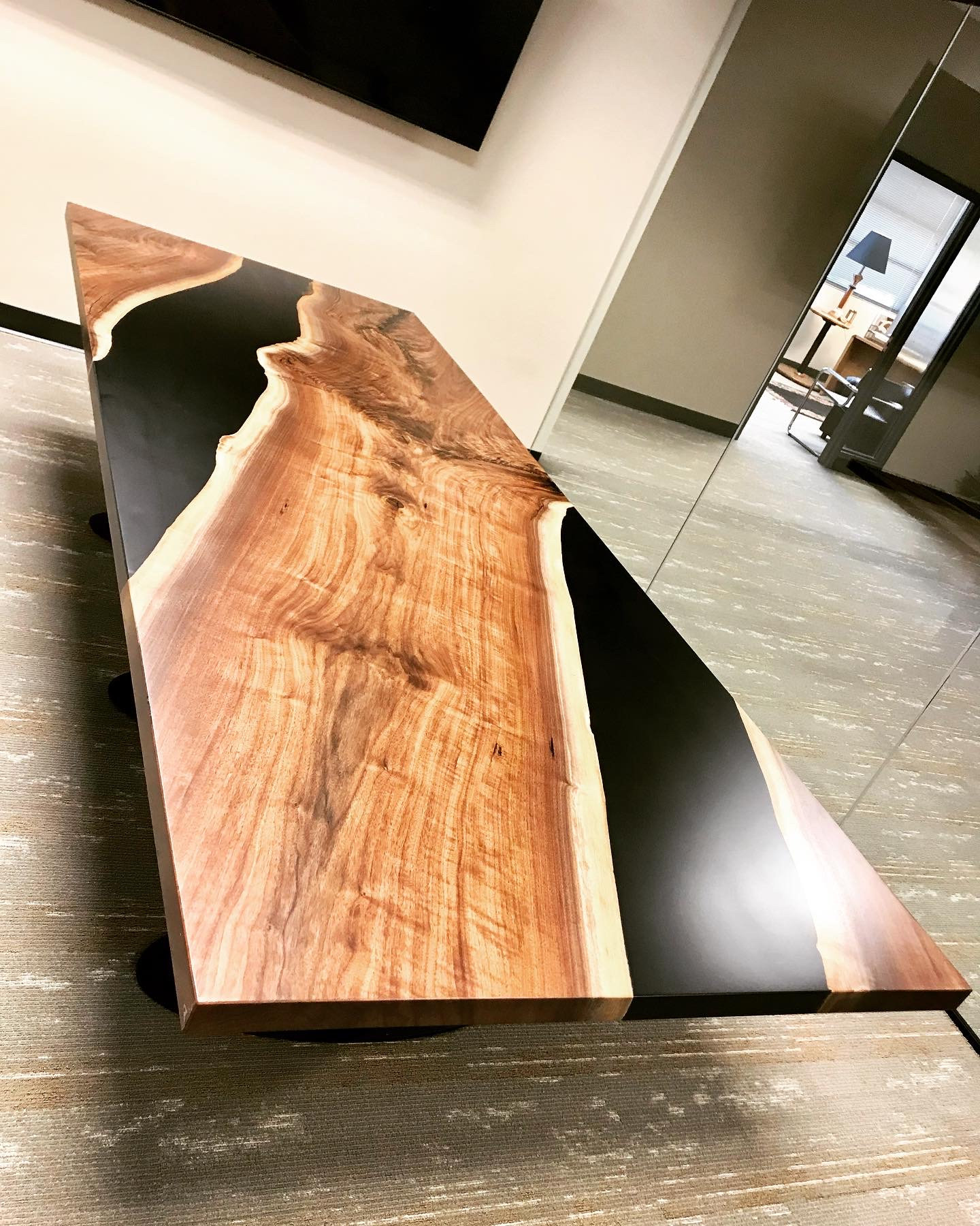 Custom Live Edge Conference Table - Made to Order - Etsy
