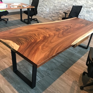 Custom Live Edge Conference Table - Made to Order - Etsy