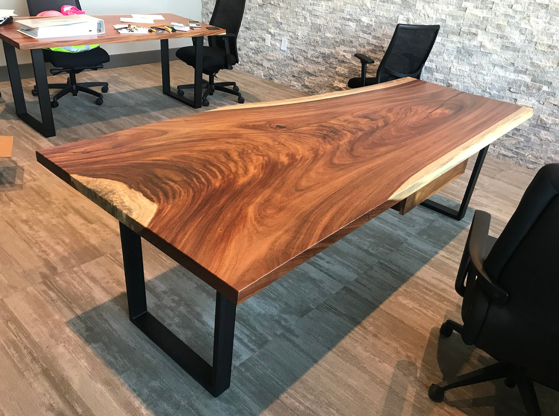 Custom Live Edge Conference Table - Made to Order - Etsy