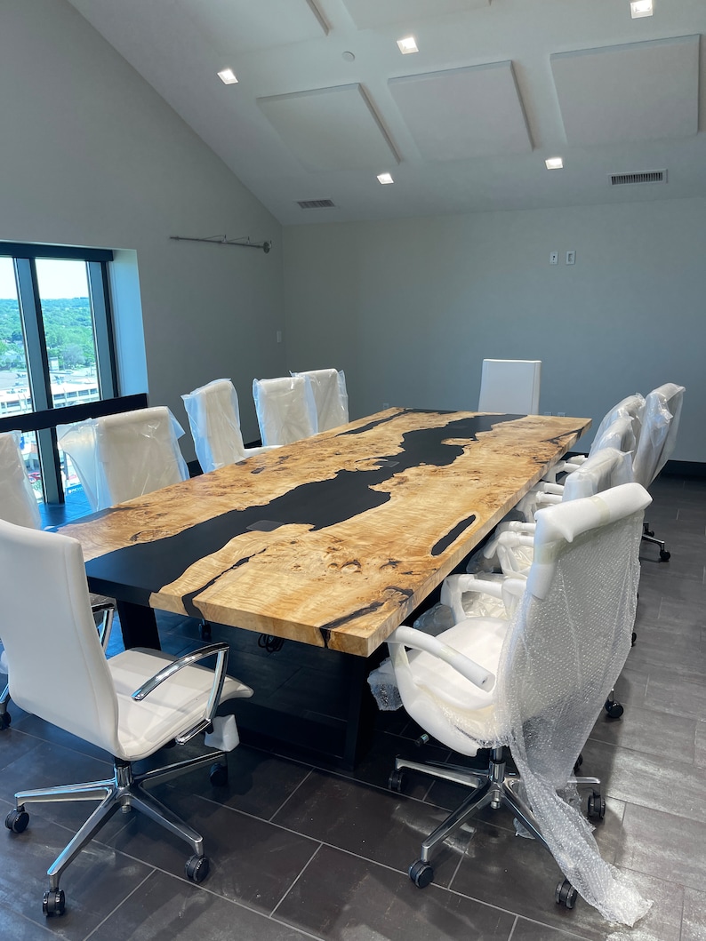 Custom Live Edge Conference Table - Made to Order - Etsy