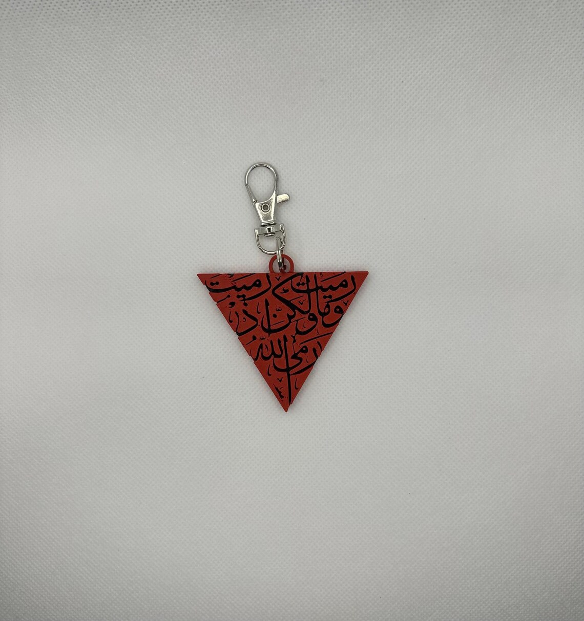 PALESTINE Intifada Red Triangle / Resistance Keychain/free Palestine ...