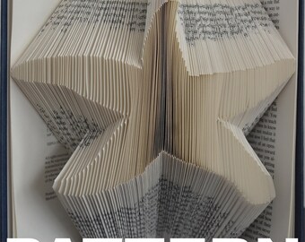 Book Folding Pattern for a Starfish free Tutorial - Etsy