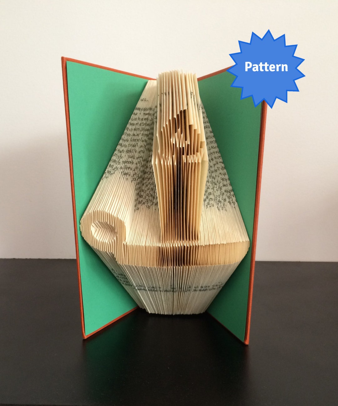 Book Folding Pattern -christmas Candle + Free Instructions - Etsy Australia