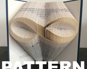 Book Folding Pattern Infinity Symbol With Love Free | Etsy
