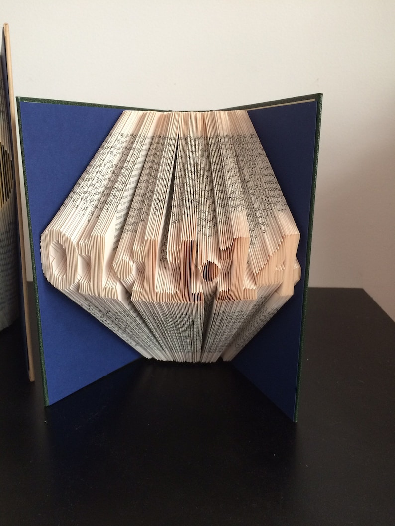 Book Folding Pattern - Set of Mini Numbers 0 to 9 + Free Instructions ...