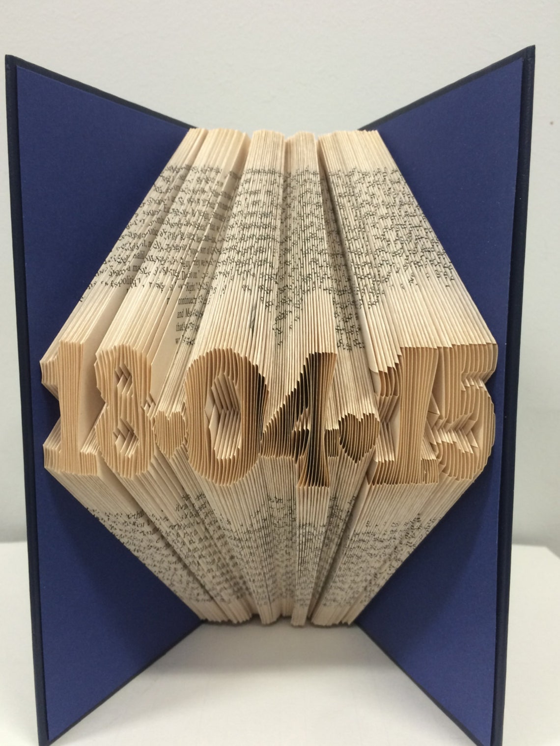 Book Folding Pattern - Set of Mini Numbers 0 to 9 + Free Instructions ...