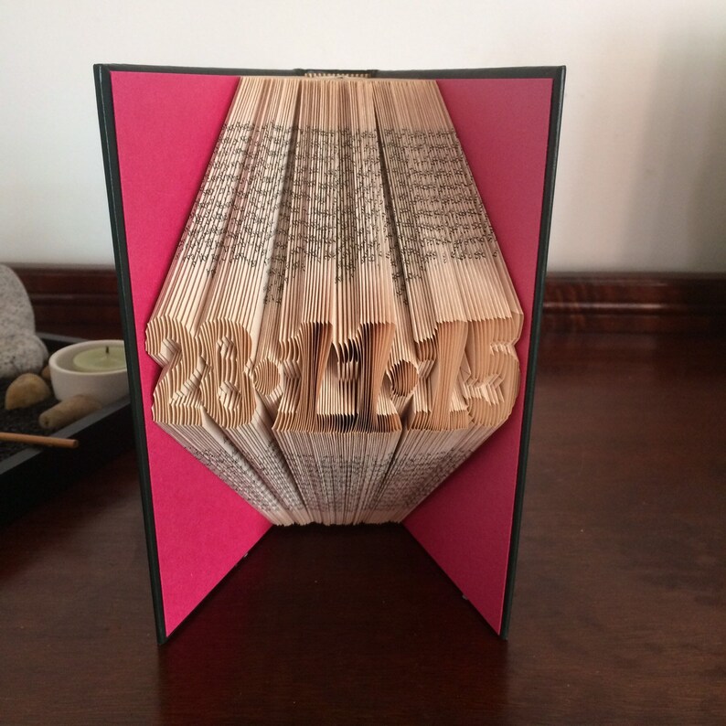 Book Folding Pattern - Set of Mini Numbers 0 to 9 + Free Instructions ...