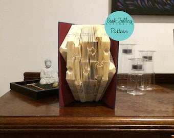 Book Folding Pattern Large Paw Print Free Instructions - Etsy