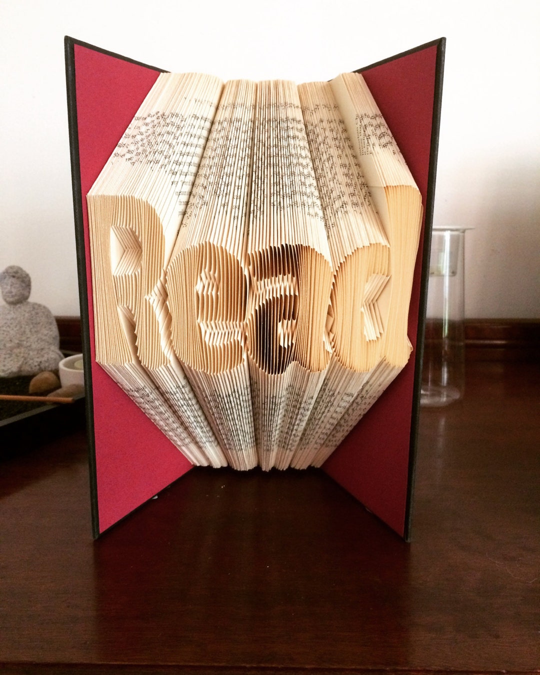 Book Folding Pattern - Read + Free Instructions - Book, Birthday, Home ...