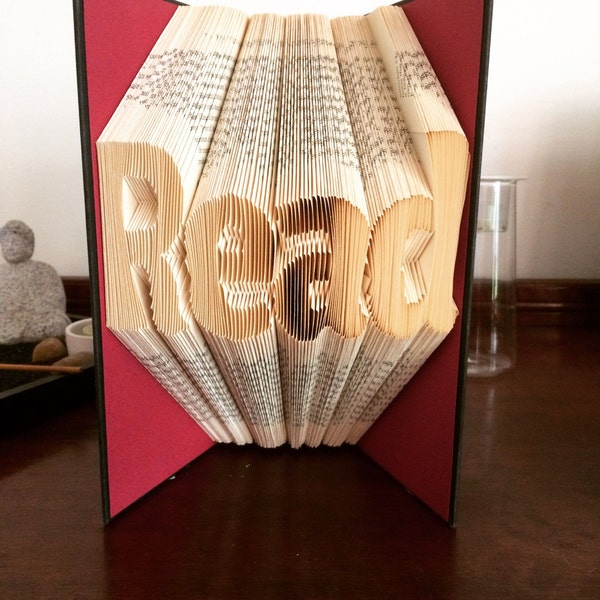 Read Book Folding Pattern - Etsy