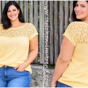 Knitting Pattern Summer Top Montenegro #1 | Easy Knit Tank | Beginner ...
