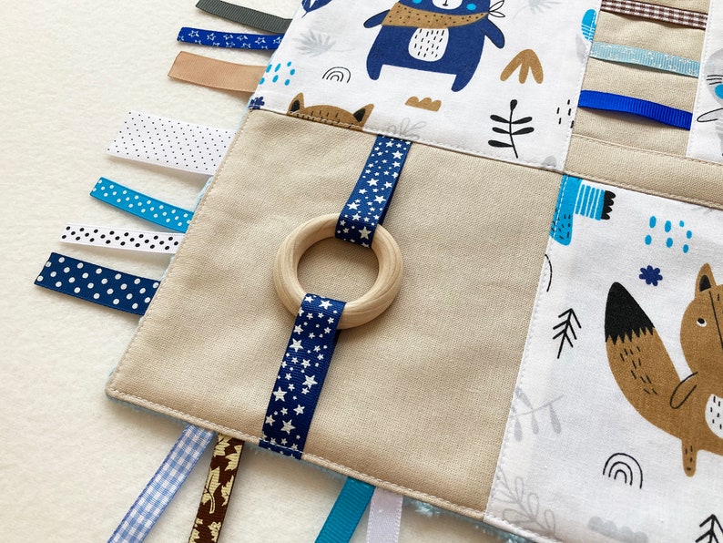 Baby Activity Blanket Sensory Busy Blanket Tactile Toy - Etsy