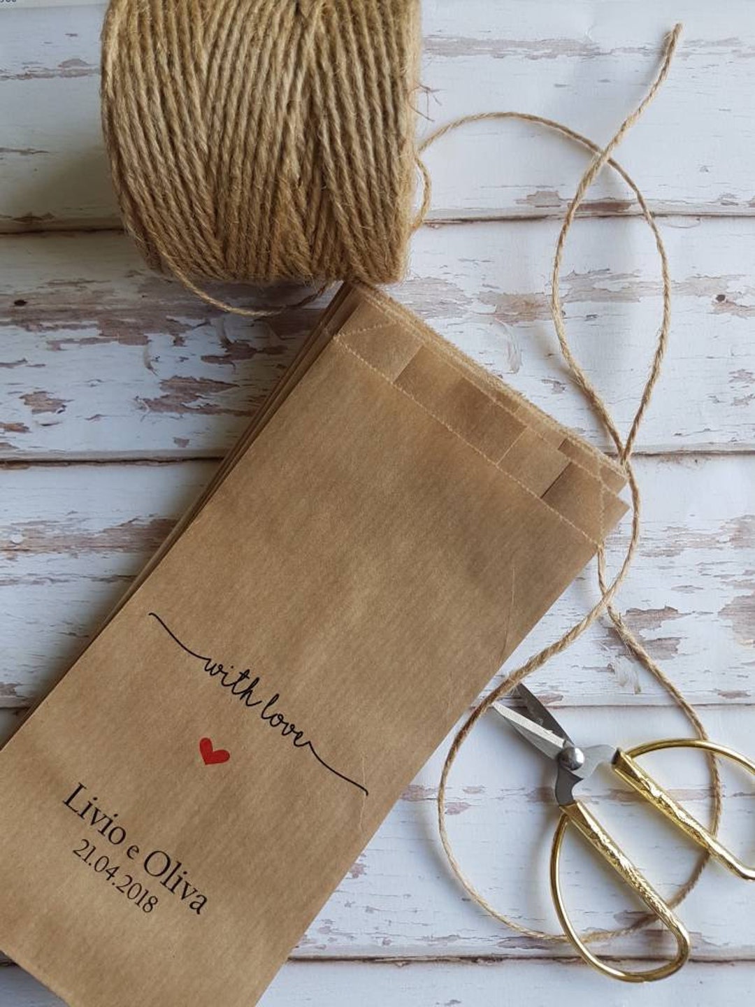 25 Mod Bags with Love - Etsy