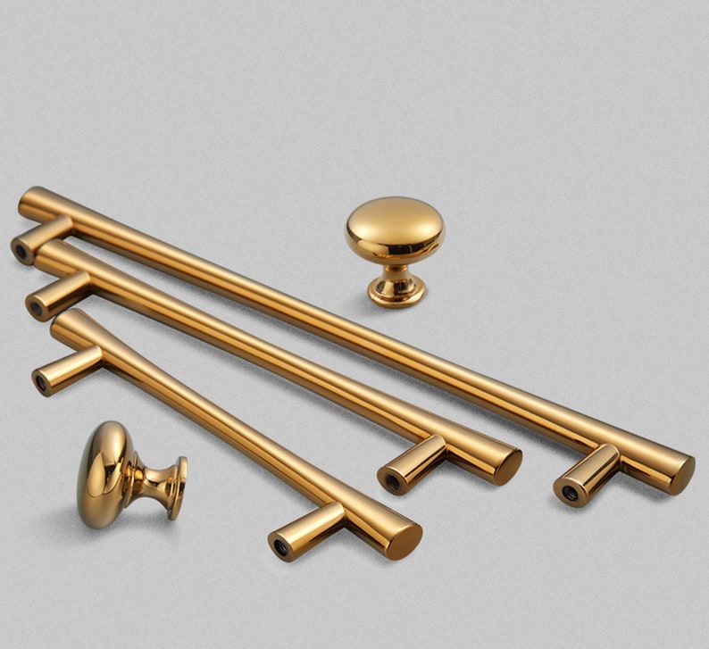 Cabinet Handles Golden Wardrobe Drawer Handles Modern Simple - Etsy