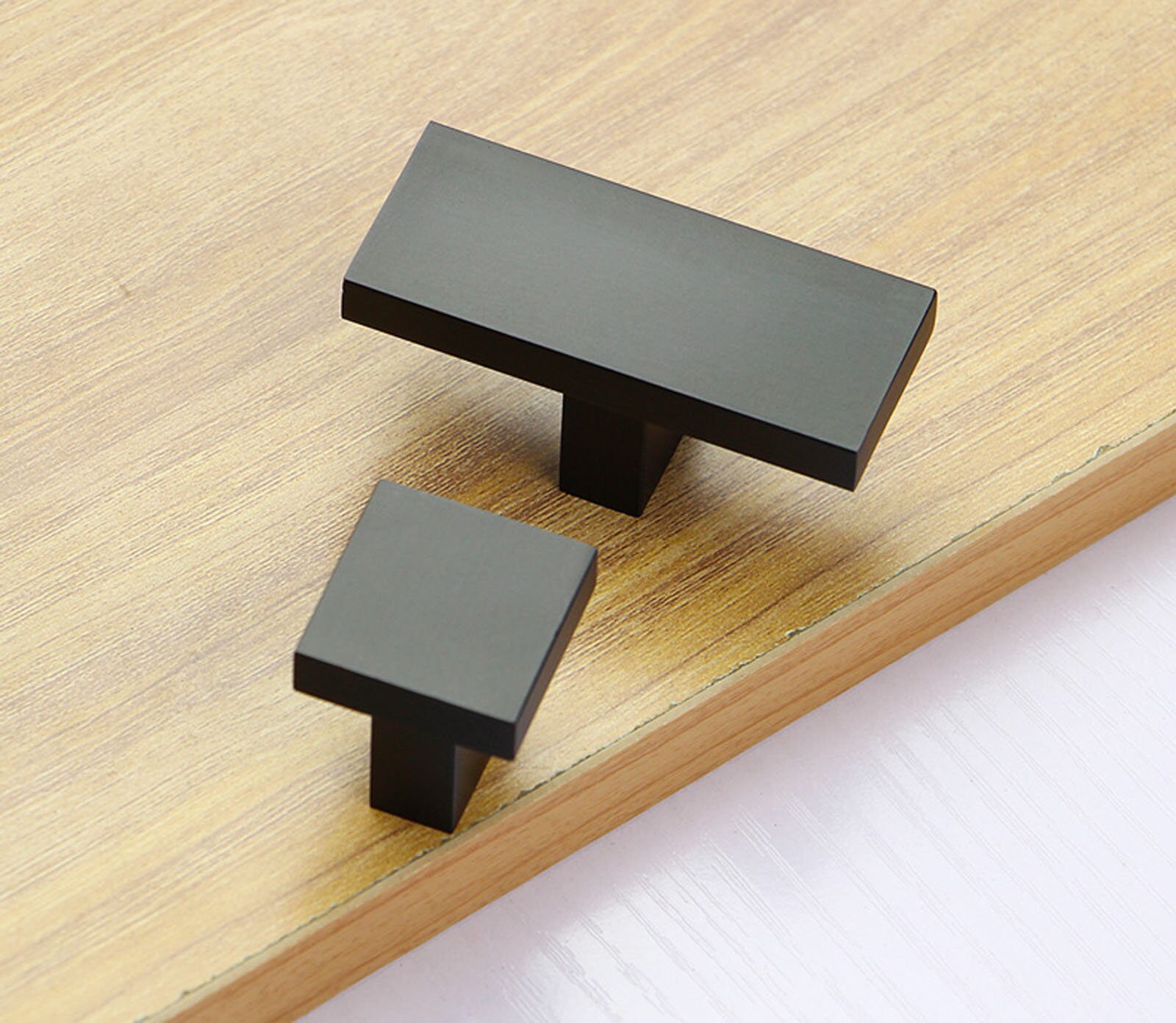 Modern Simple Cabinet Wardrobe Door Handle Black Widened | Etsy