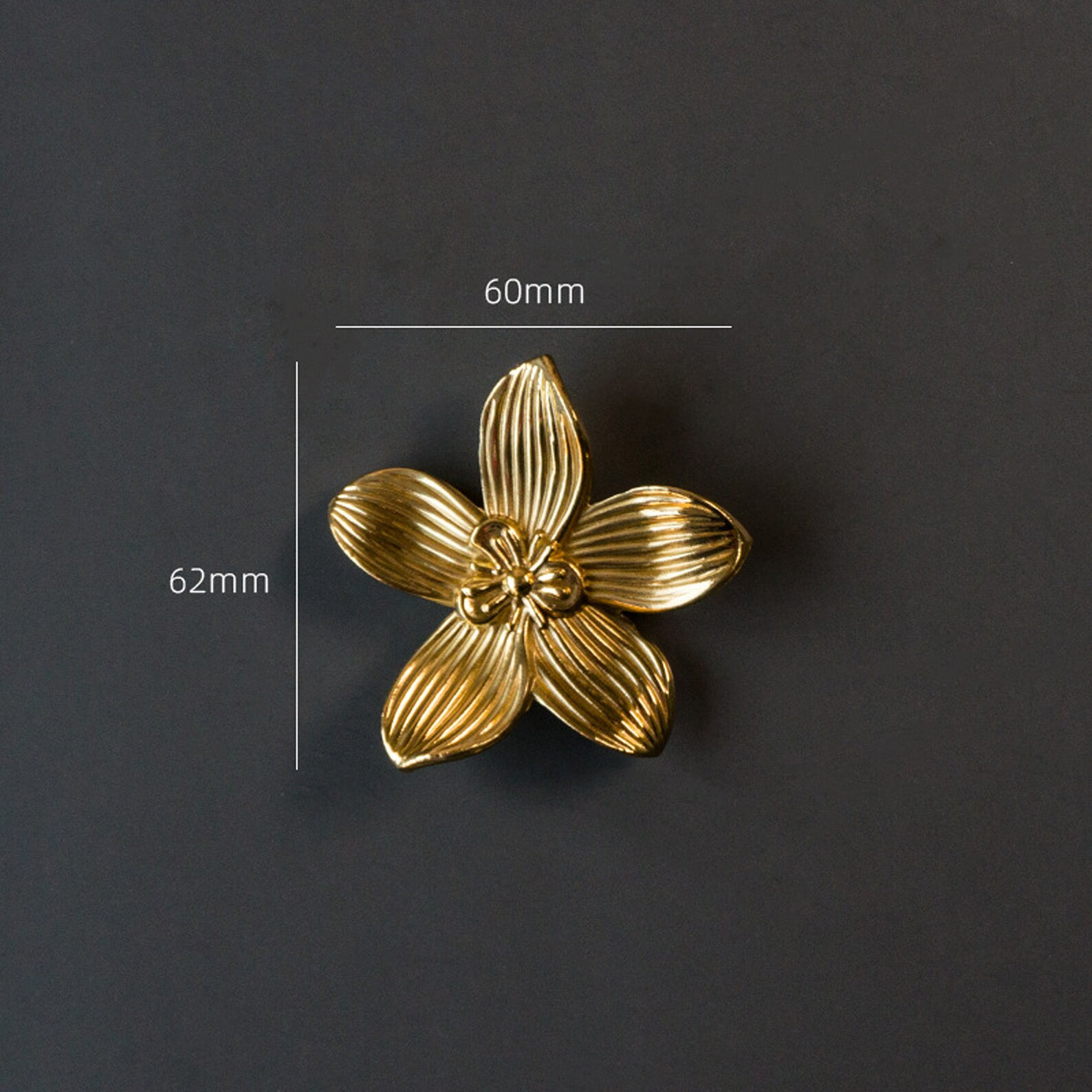 North Europe Style Brass Flower Handle Chest Cupboard Drawer - Etsy