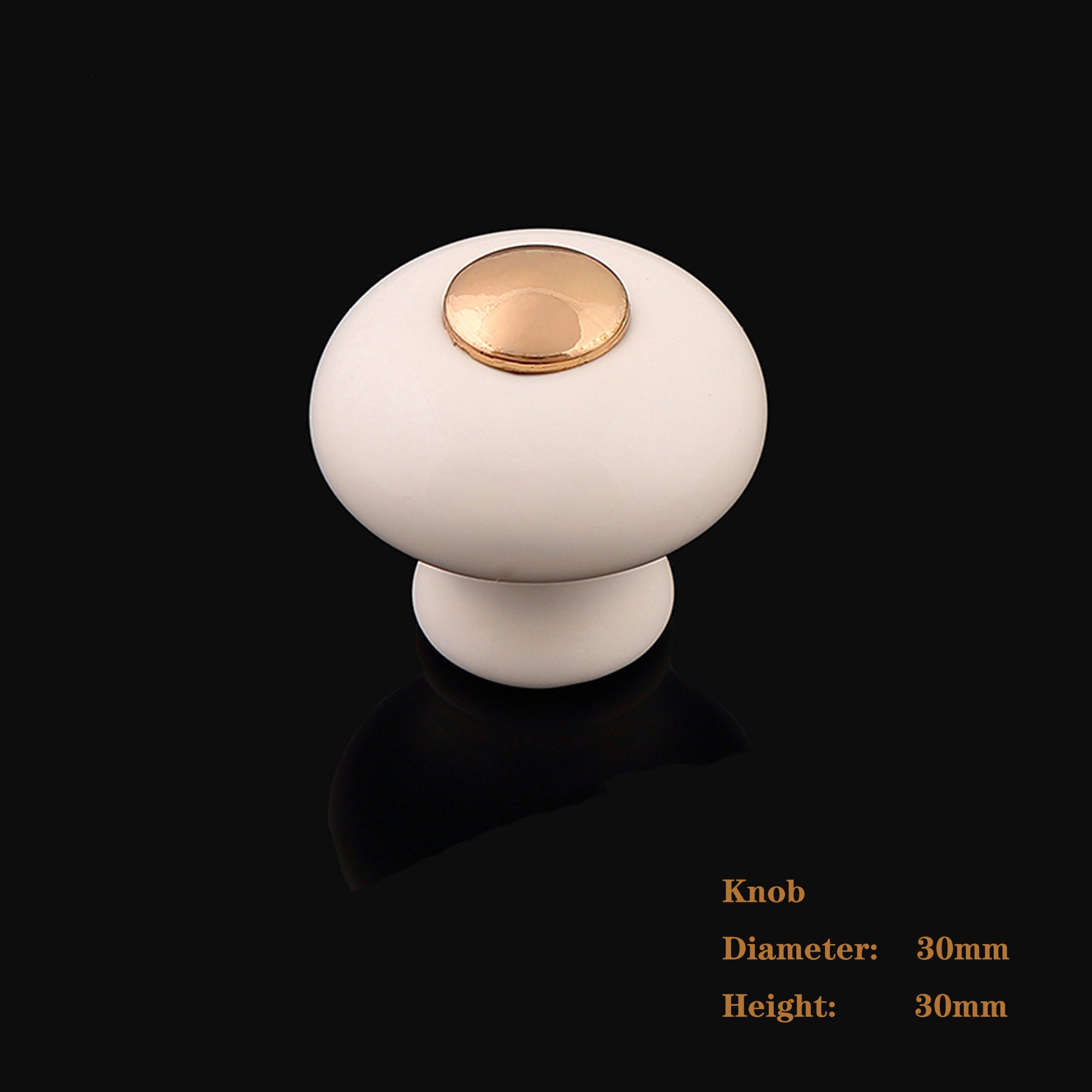 Ceramic Handle European Cabinet Door Handle Garden Single Hole - Etsy