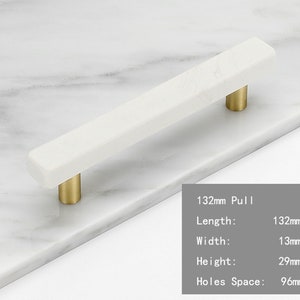 Modern Minimalist Cabinet Drawer Marble Handle Nordic Cabinet Wardrobe ...