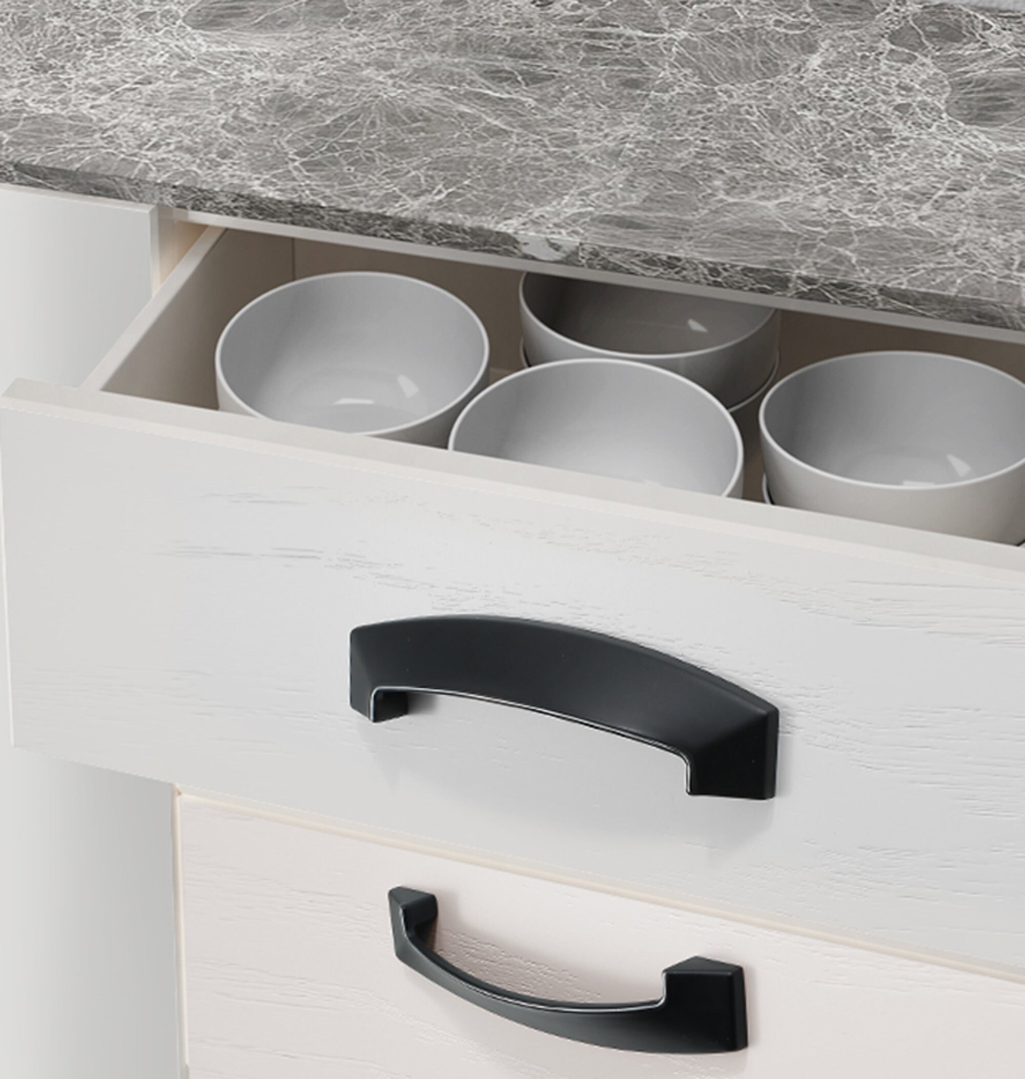 Simple Black Drawer Handle Cabinet Door Handle Wardrobe Handle | Etsy