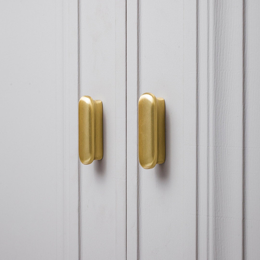 Brass Handle Retro Japanese-style Modern Nordic Minimalist Wardrobe ...