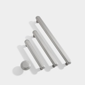 Modern Minimalist Wardrobe Door Handle, Cabinet Drawer Handle, Zinc ...