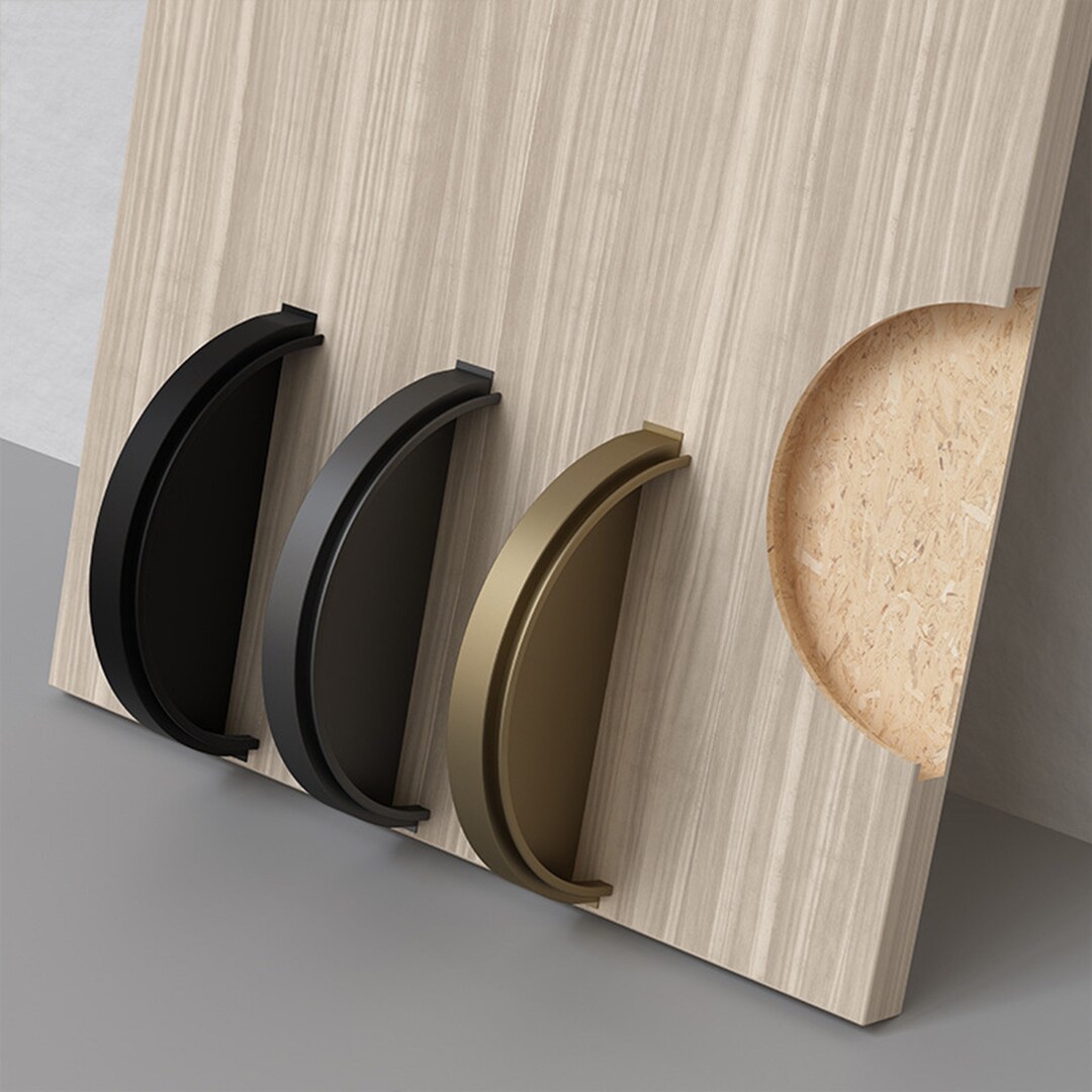 5.12"invisible Embedded Handle for Wardrobe, Modern Minimalist Cabinet ...