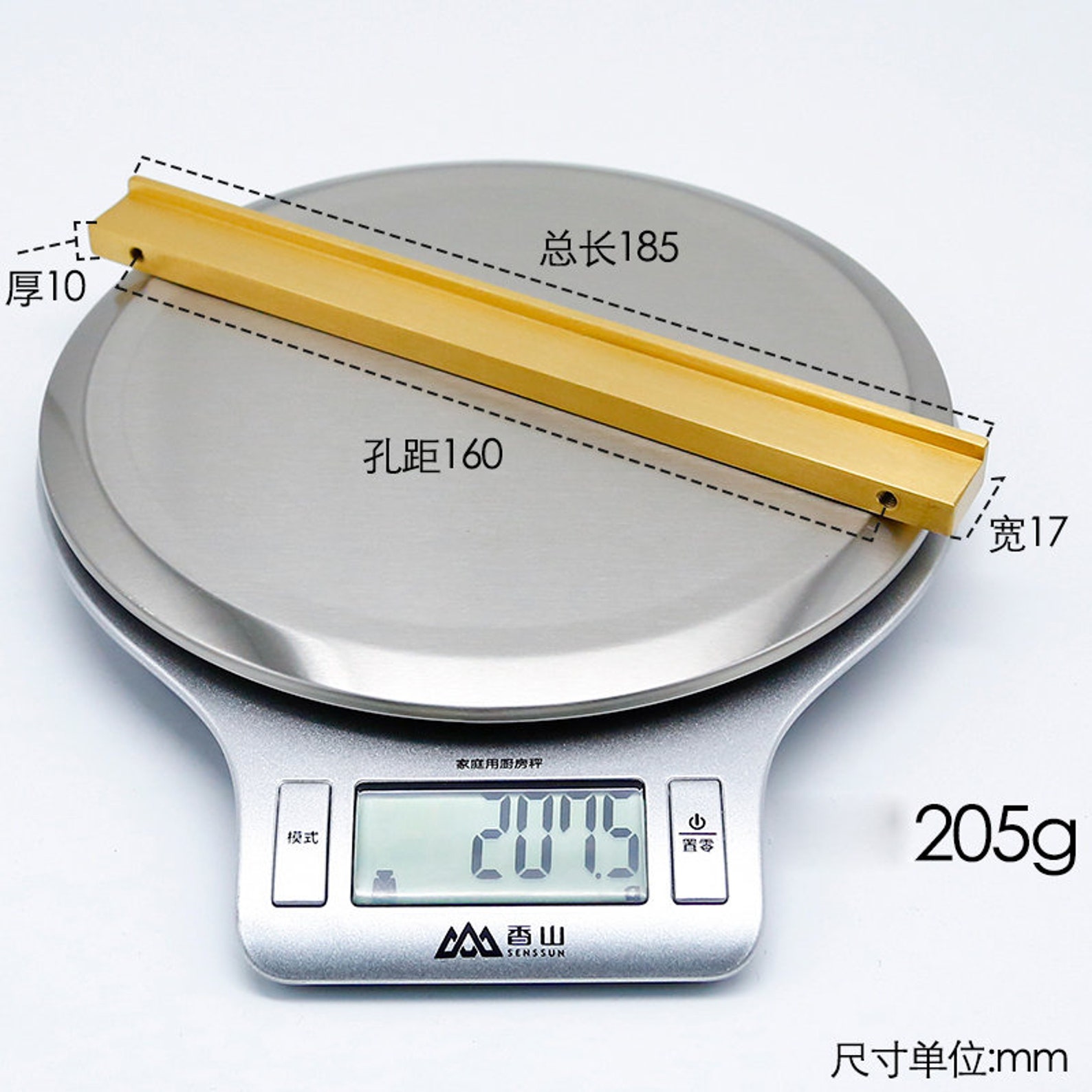 Brass Handles Round Solid Single Hole Drawer Small Handles | Etsy