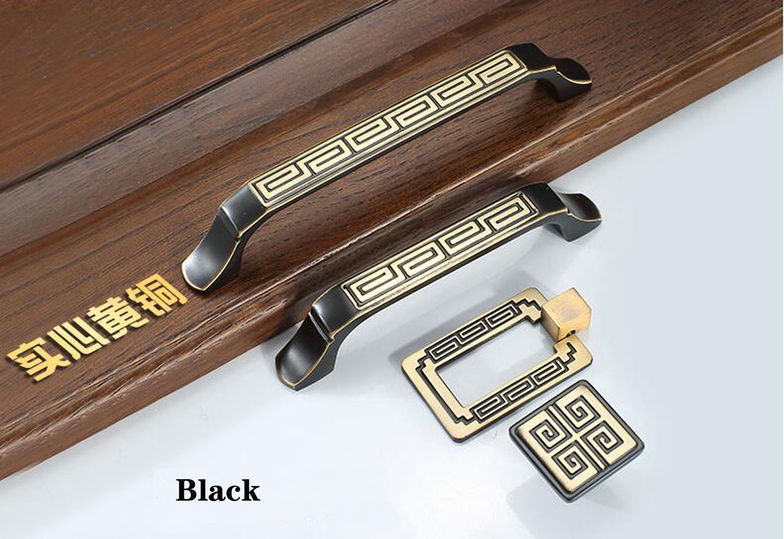 Copper Handles European Antique Pure Copper Door Handles - Etsy